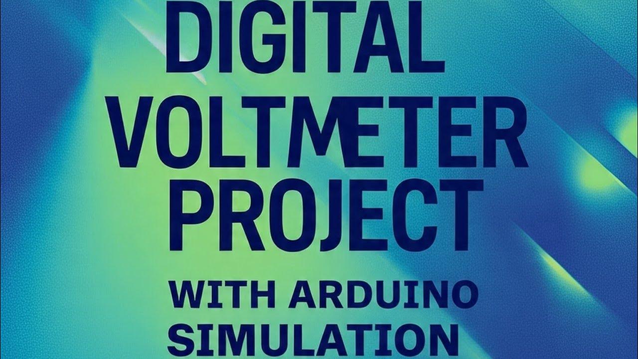 Digital Voltmeter Using Arduino in Tinkercad - YouTube