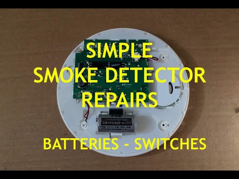 Simple Smoke Detector Repair - First Alert P1210 and Similar ...