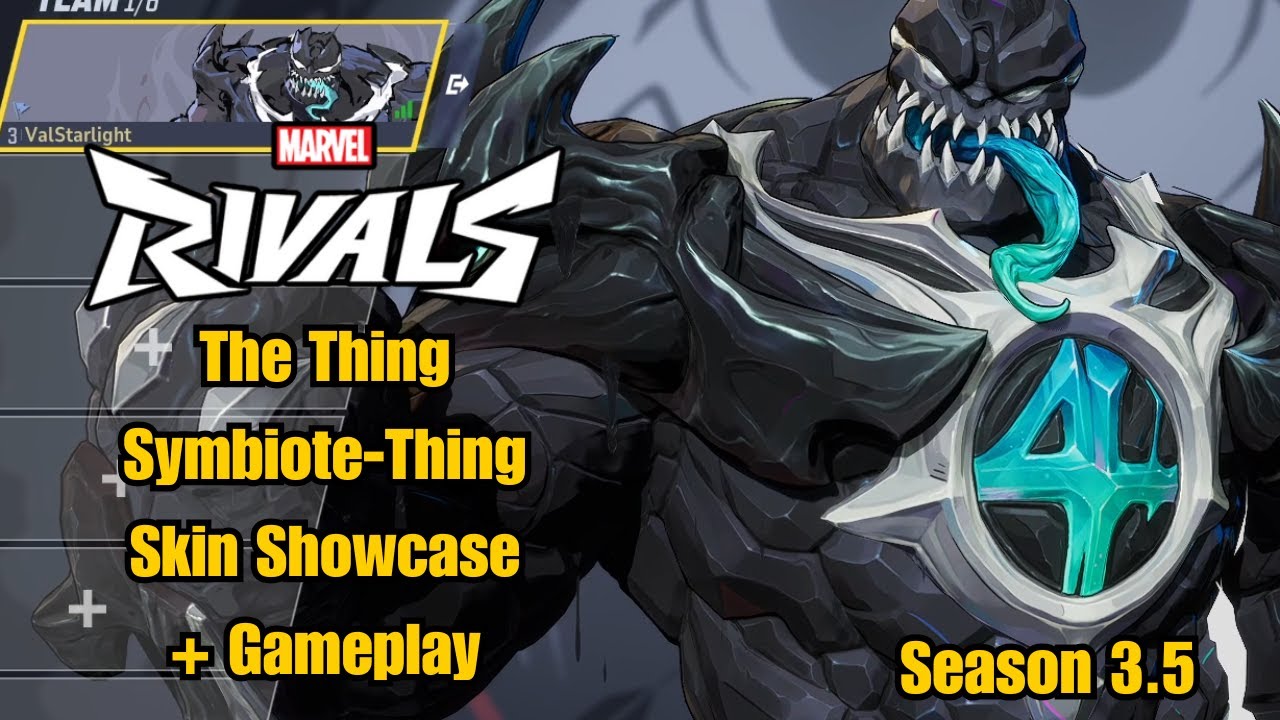 The Thing | Symbiote-Thing Skin Showcase | Marvel Rivals Gameplay ...