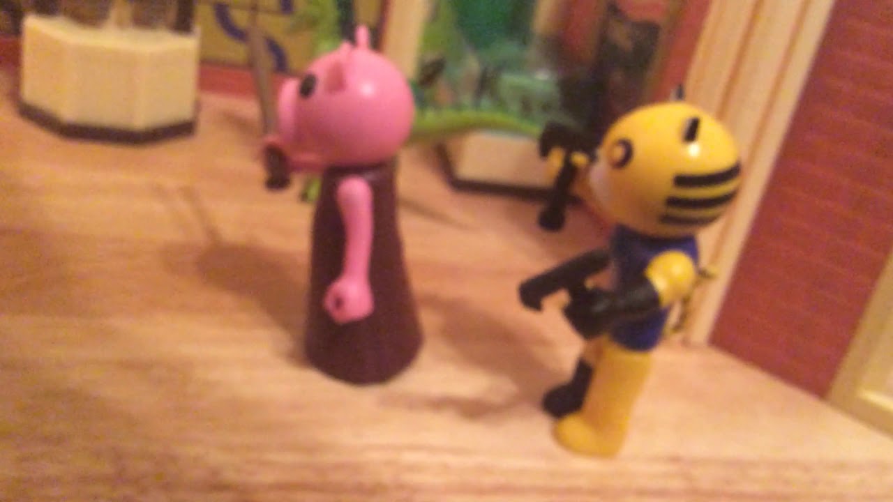 Skeleton slasher parity builder dude plays piggy - YouTube