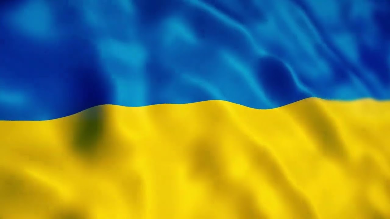 Ukrainian Flag Waving Ukrainian Waving Flag Royalty Free Vector Image 4227