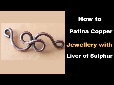 How to Patina Copper Jewellery with Liver of Sulphur | Liver of Sulphur | How To Patina Copper Metal