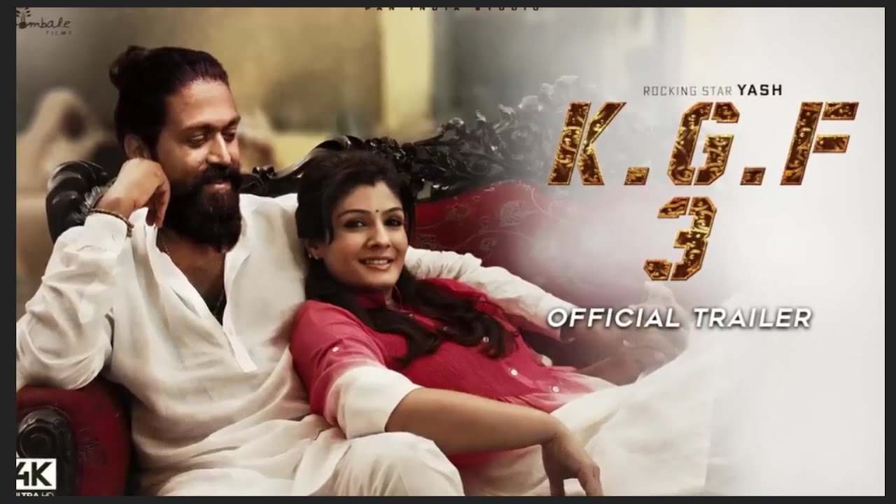 K.G.F - 3 Offical Promo | Yash Rocky | Sanjay Dutt | Raveena Tandon | Prashanth Neel | Fan Made ...