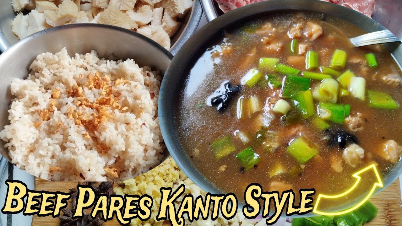 BEEF PARES KANTO STYLE | Food Vlog | Diane Delos Reyes - YouTube