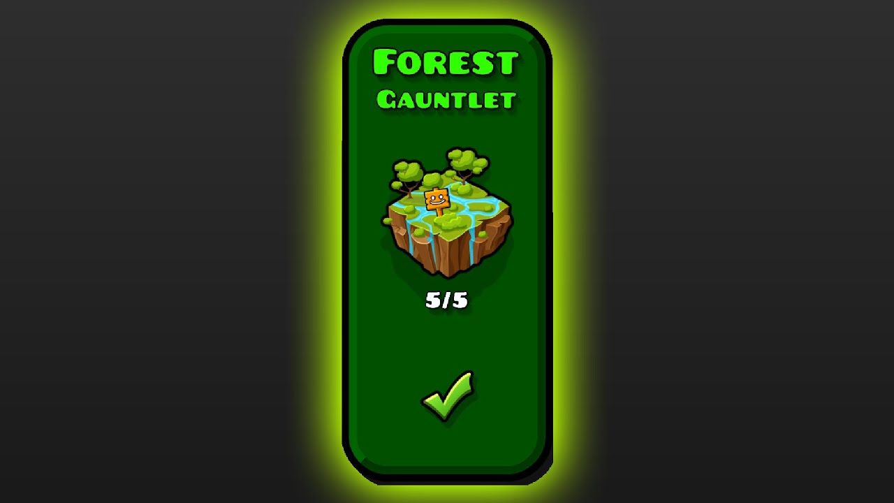 Forest Gauntlet (completed) | Geometry Dash 2.2 - YouTube