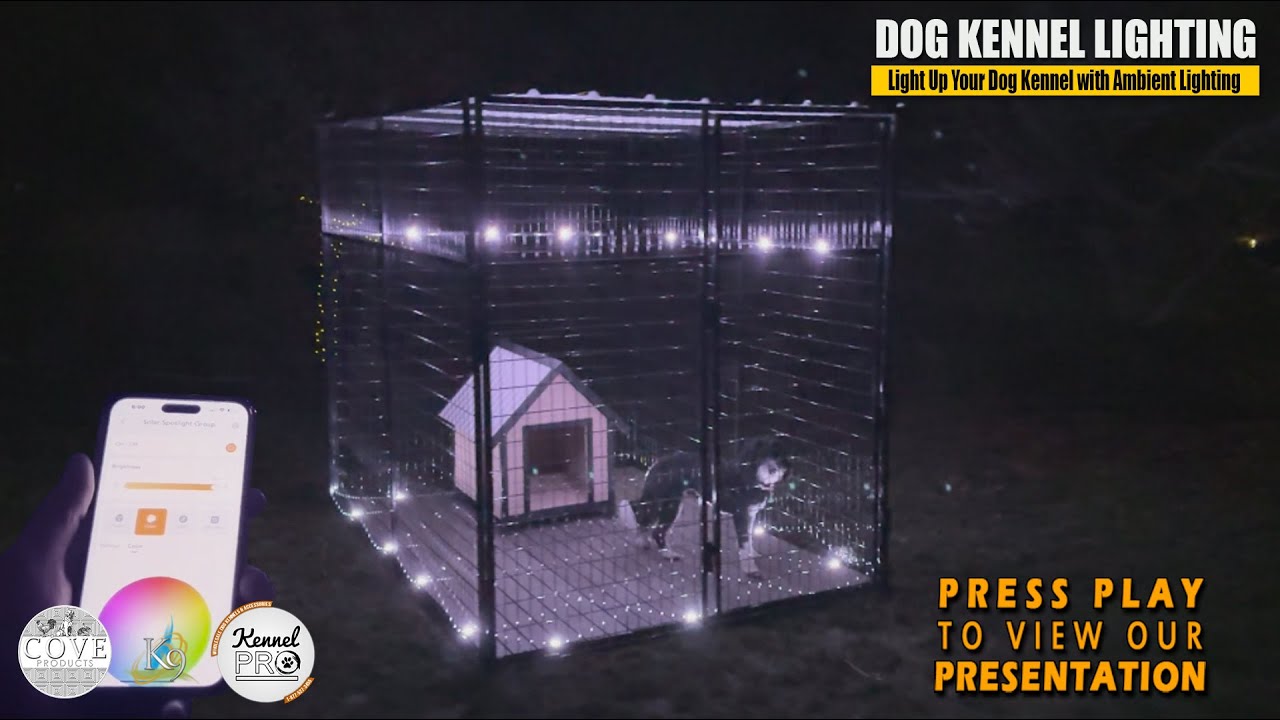 Smart Lighting for Dog Kennels - YouTube