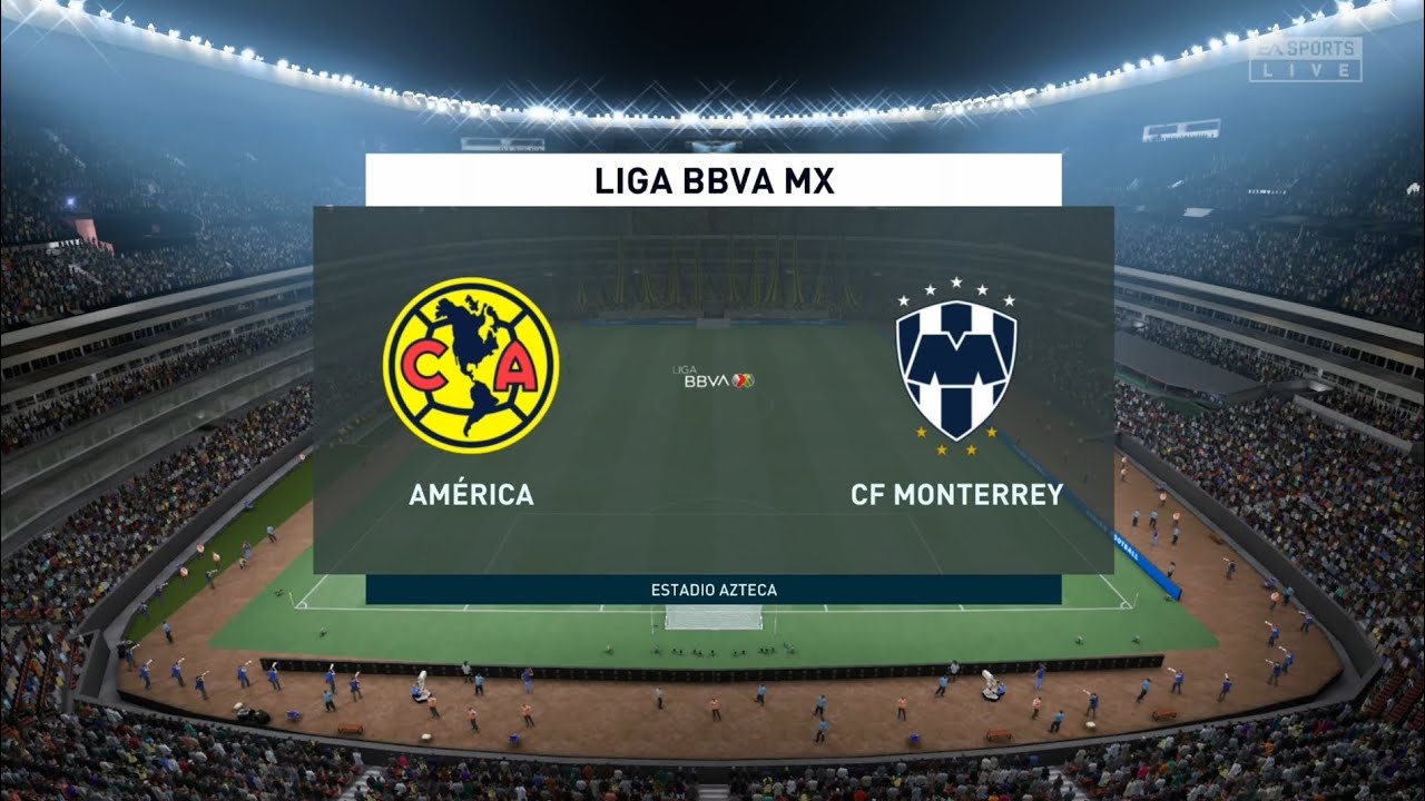 América vs Monterrey - Gameplay 1080p Old Gen - Liga MX - YouTube