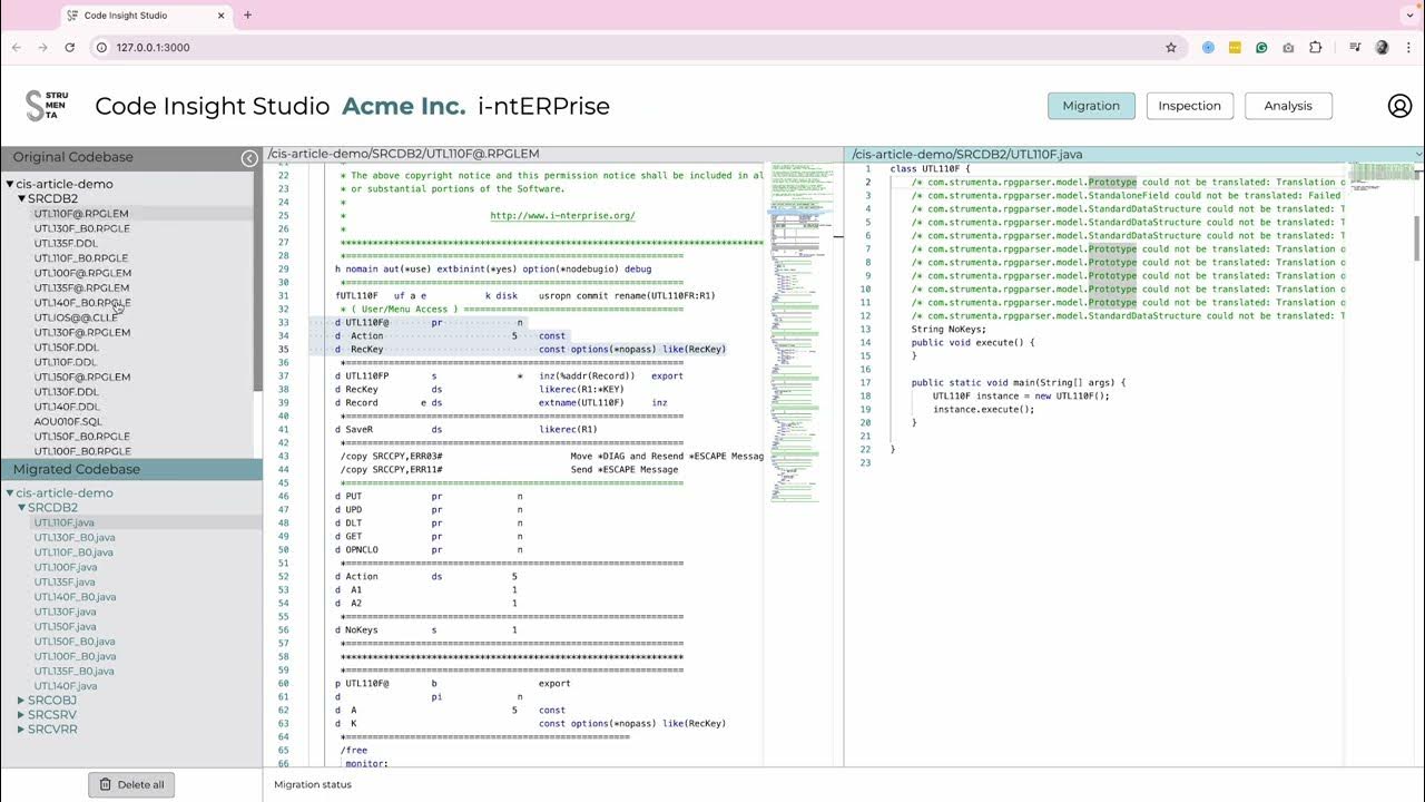 CIS Demo: Supporting Legacy codebase migrations - Federico Tomassetti - YouTube