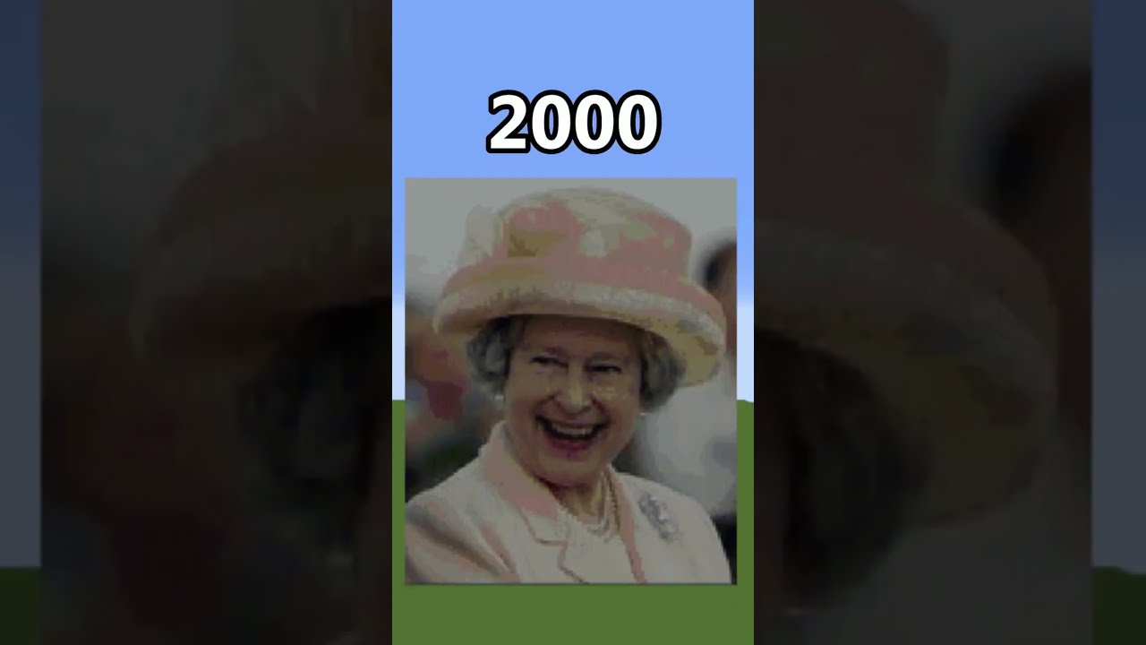 Minecraft: Queen Elizabeth through the years 👑 - YouTube