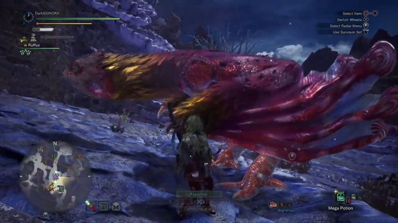 MHW Iceborne - Coral Pukei-Pukei Large Gold Crown (Measuring Gold Crown ...