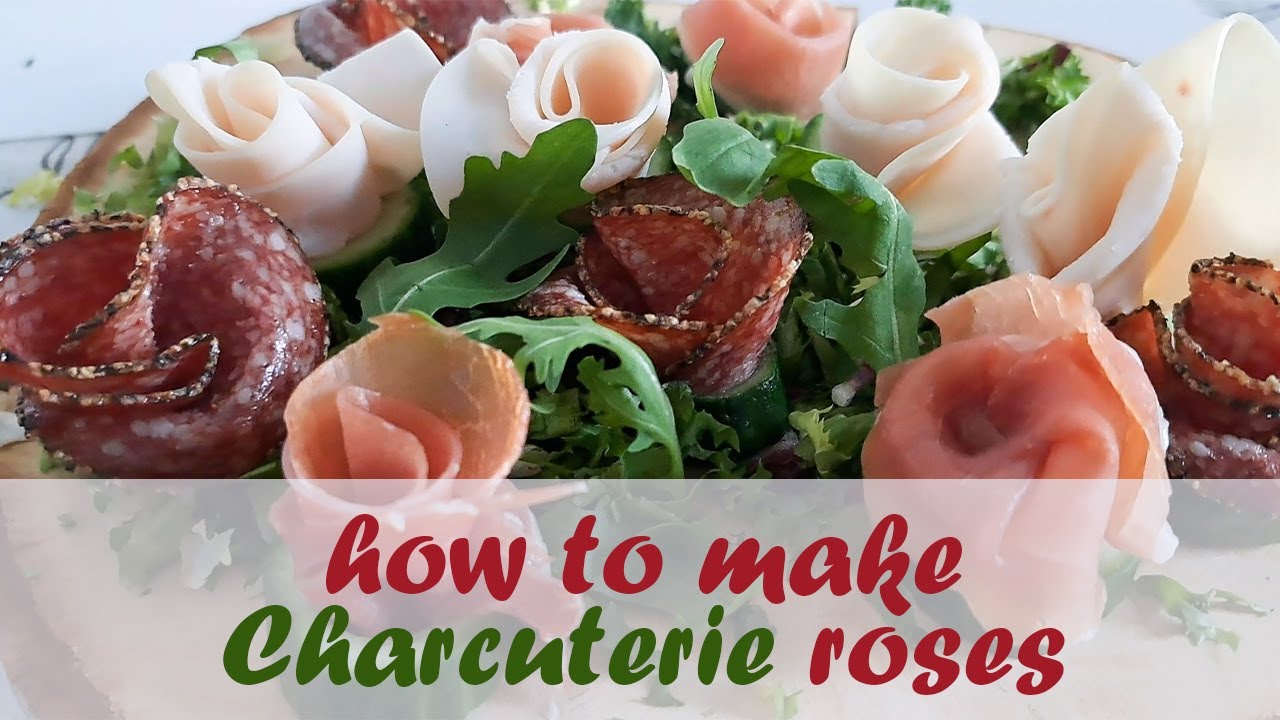 Salami Flowers on Your Charcuterie Board | Creative Food Plating Ideas ...