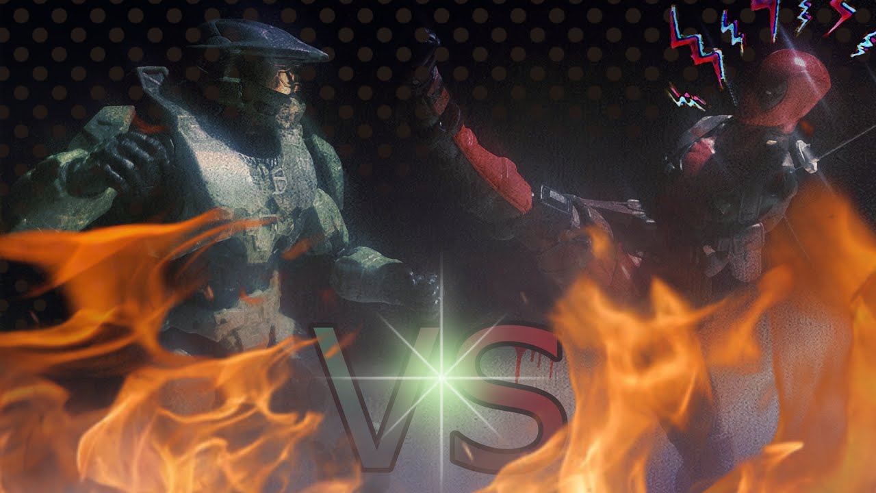 Master cheif VS Dead pool | stop “motion animation” - YouTube