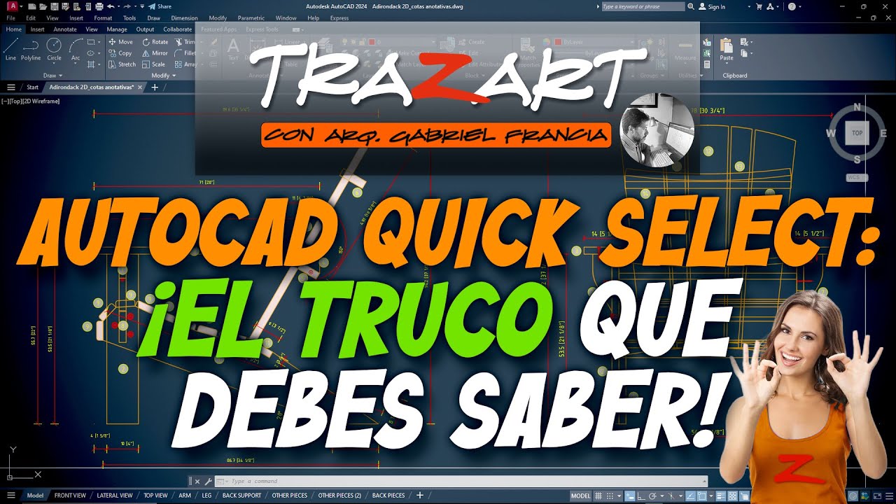 AutoCAD Quick Select: ¡El truco que todo diseñador debe conocer! - YouTube