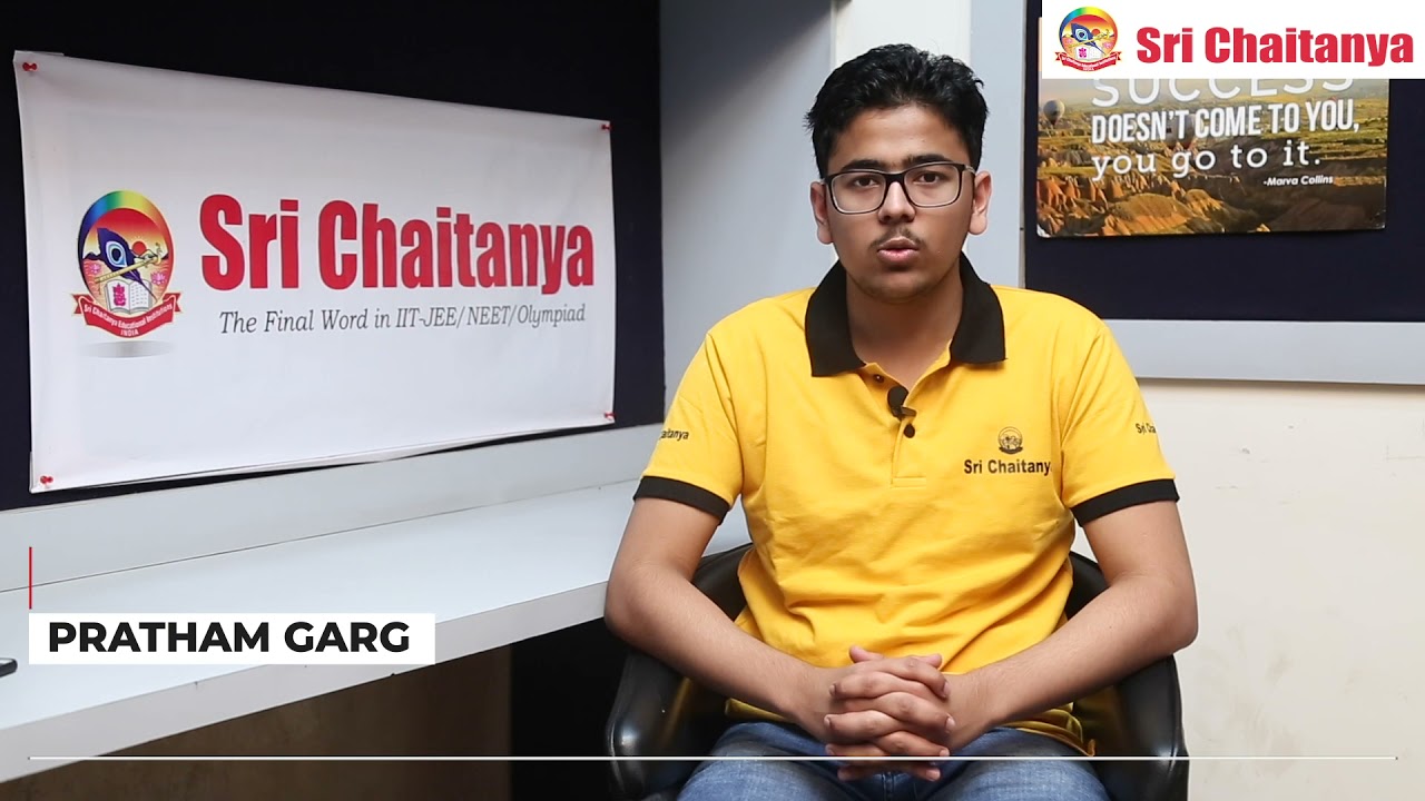 JEE Advanced 2021 Topper Pratham Garg - AIR 20 - YouTube