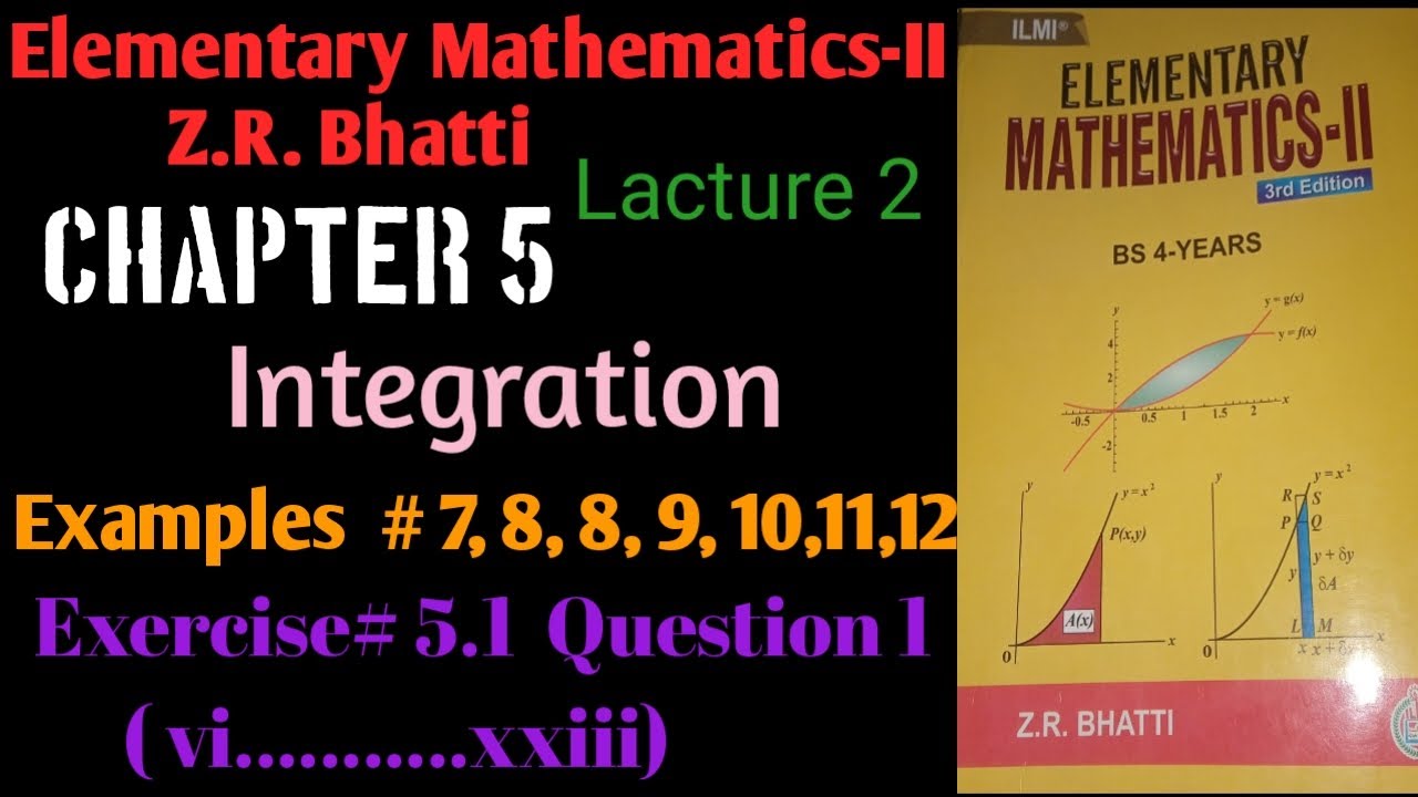 Elementary Mathematics-II by z.r bhatti chapter 5 imp Formula (Exercise5.1)in easy way - YouTube
