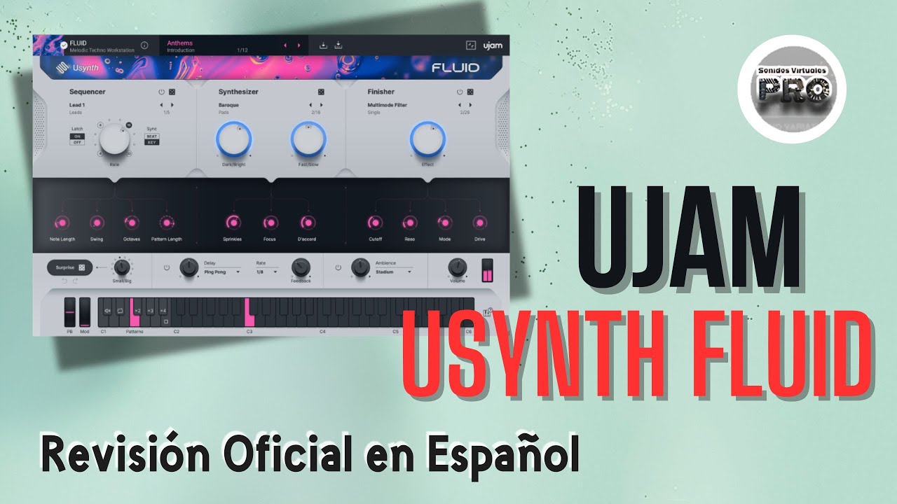 🎹ujam Usynth FLUID🎹 -Revisión Oficial en Español- - YouTube