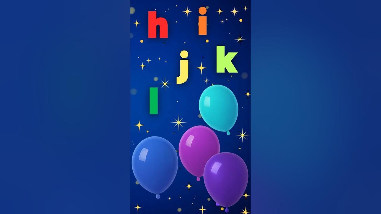 Pop Pop! Balloon ABC Song (Lowercase)– Learn the Alphabet! | English ...