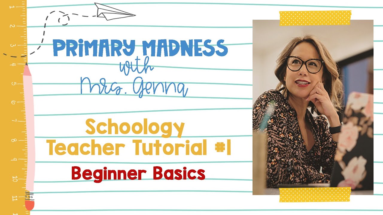 Schoology Teacher Tutorial #1 - Beginner Basics for the Primary Classroom - YouTube