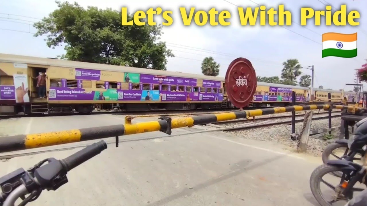 Election Commission Advertisement On Train Coaches || Indian Railways ...