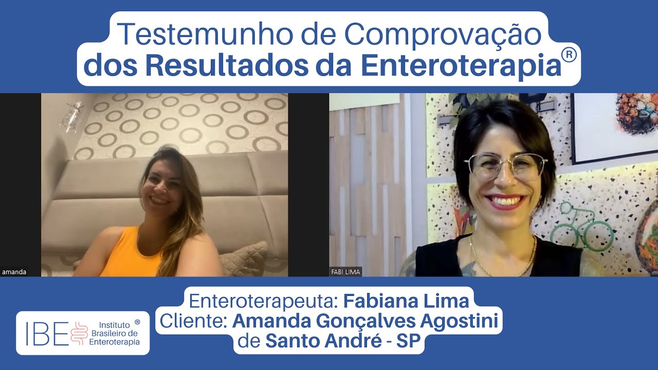 Testemunhos e Comprovação dos Resultados da Enteroterapia® e Protocolo ...