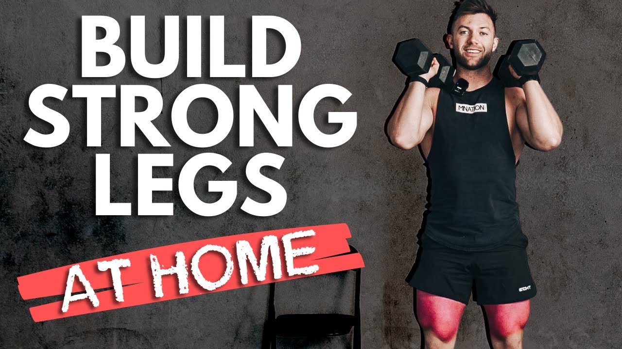 If YOU WANT To Build STRONG LEGS from home | DO THIS WORKOUT (Week 2 ...