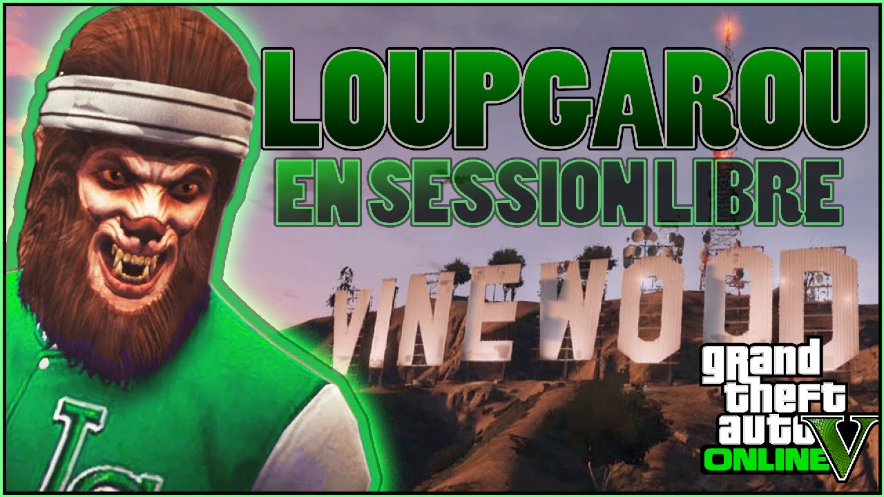 GLITCH | TENUE LOUP GAROU EN SESSION LIBRE - GTA 5 ONLINE - YouTube
