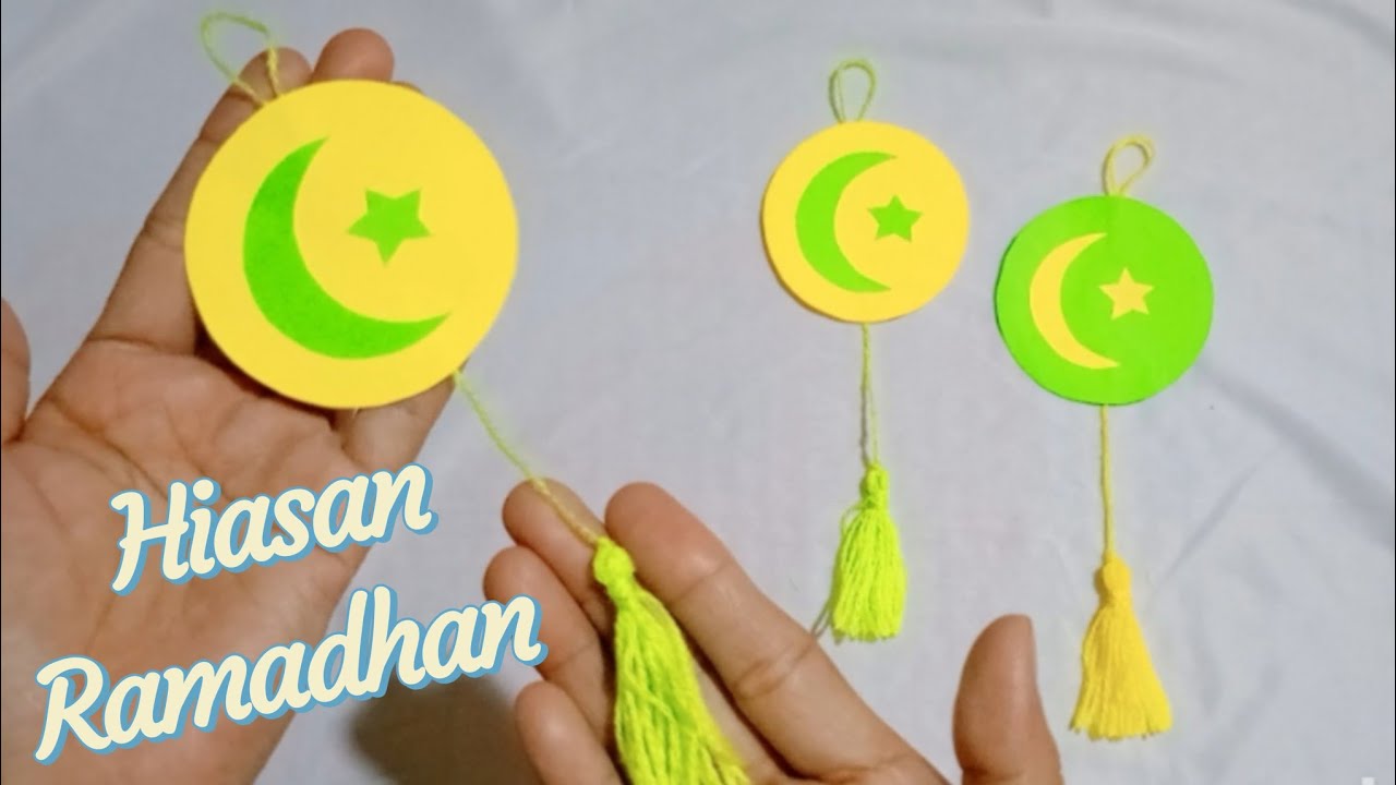 Membuat Hiasan Dekorasi Ramadhan dan Idul Fitri dari Kertas Origami ...