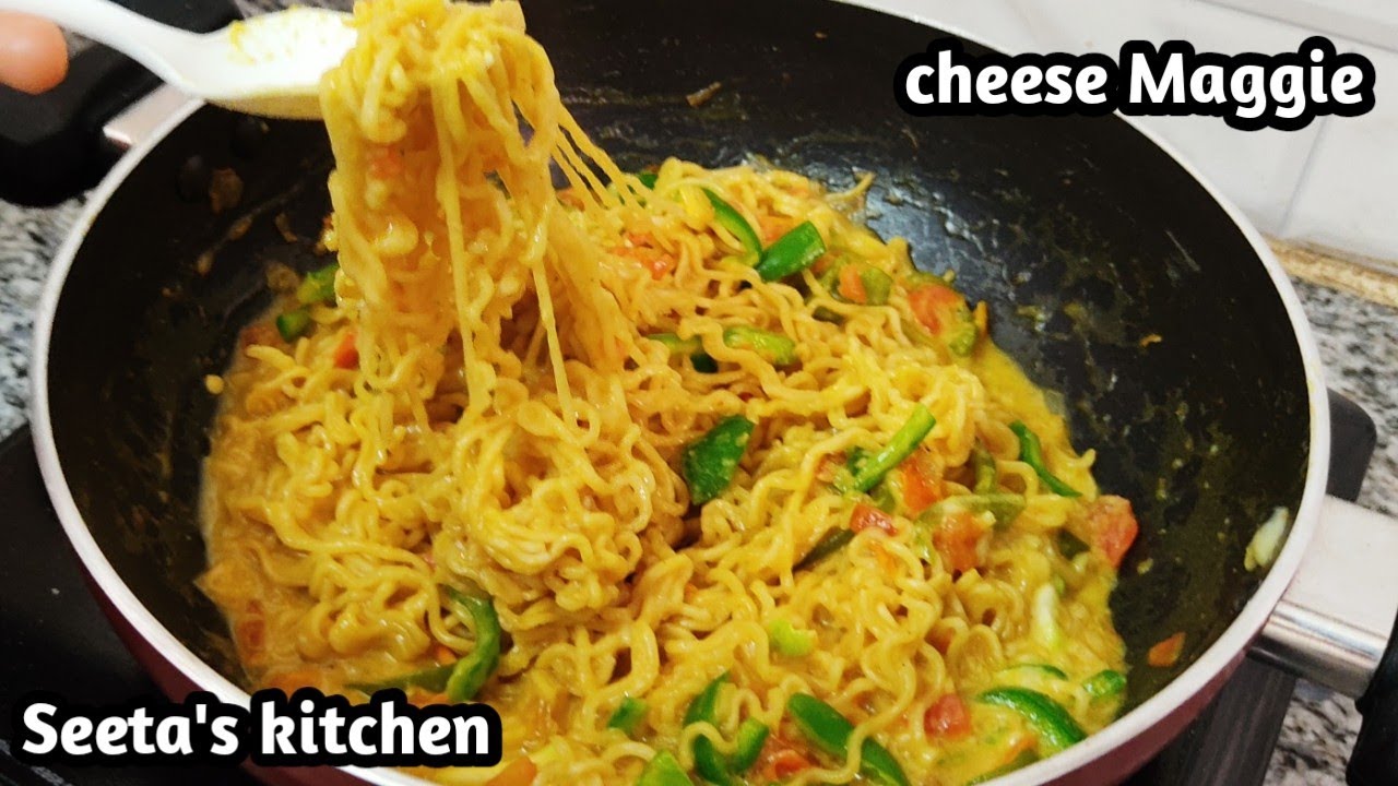 Cheese Maggie recipe || cheesy Maggie || cheese Maggie kaise banaye ...