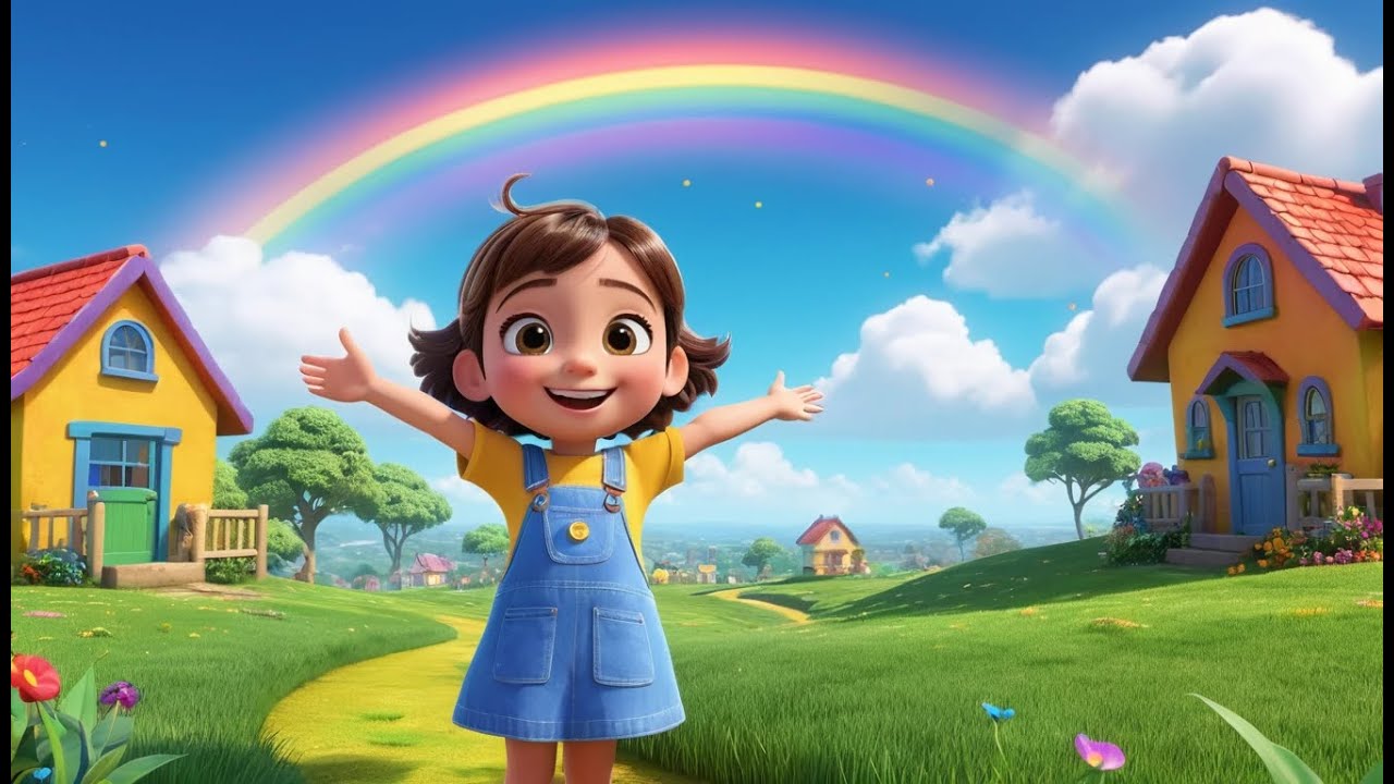 The Rainbow’s Secret Path Rhyme Song | Popular Nursery Rhyme ...