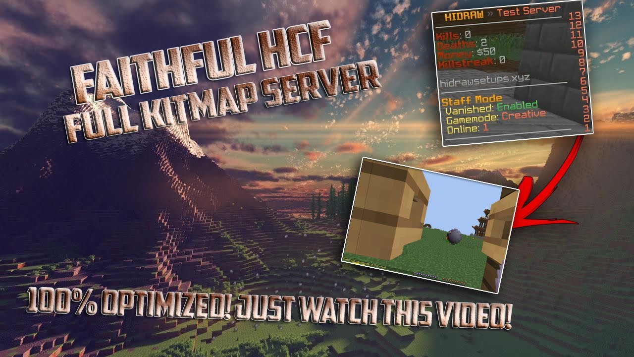 FAITHFUL HCF | CUSTOM TAB, TALI PEARLS, ABILITIES, CUSTOM WORLD! | FULL KITMAP SERVER - YouTube