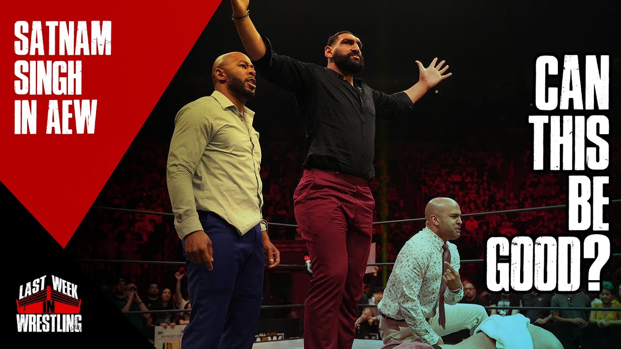 Satnam Singh debuts in AEW - YouTube