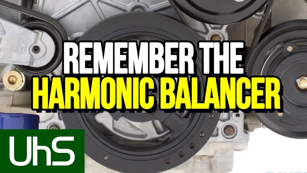 Remember the harmonic balancer | Maintenance Minute - YouTube