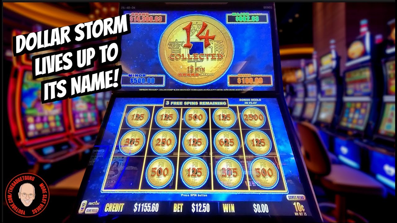 First Time Playing Dollar Storm. I Love Beginner's Luck! #hardrocktampa ...