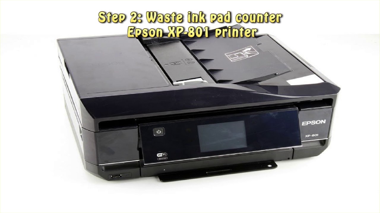 Reset Epson XP 801 Waste Ink Pad Counter - YouTube