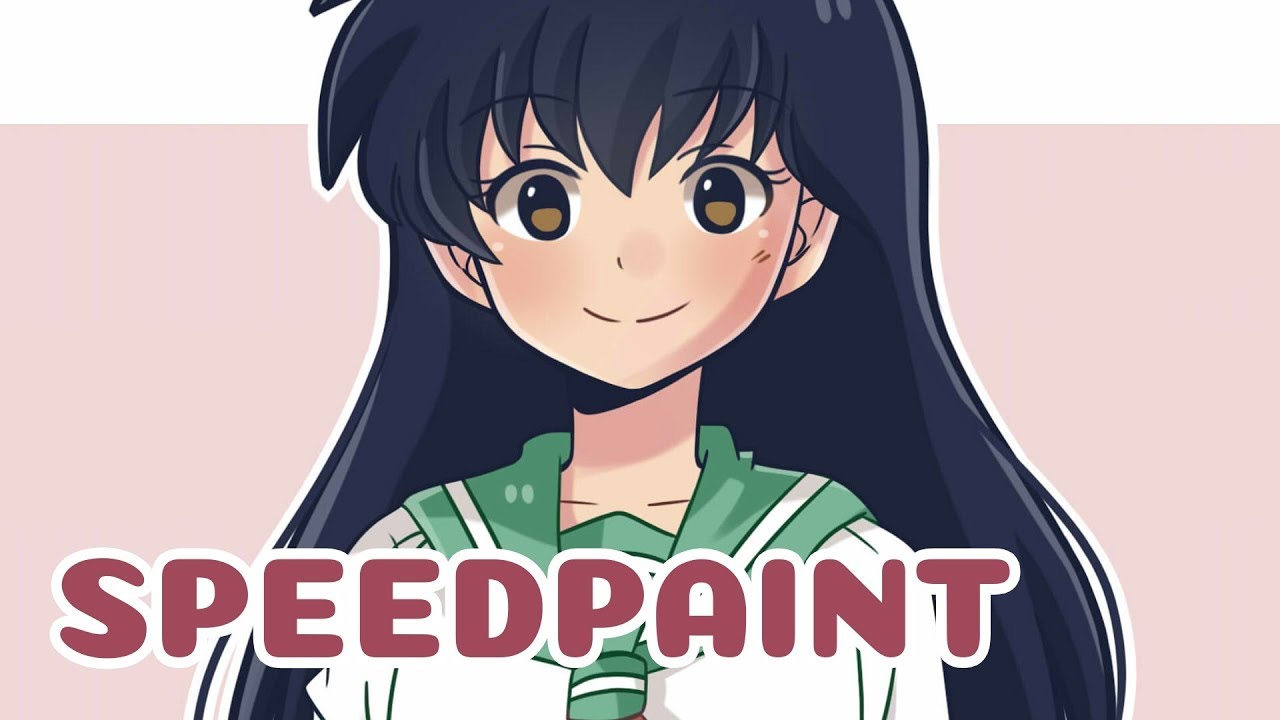 Kagome Higurashi - Inuyasha (Speedpaint) - YouTube