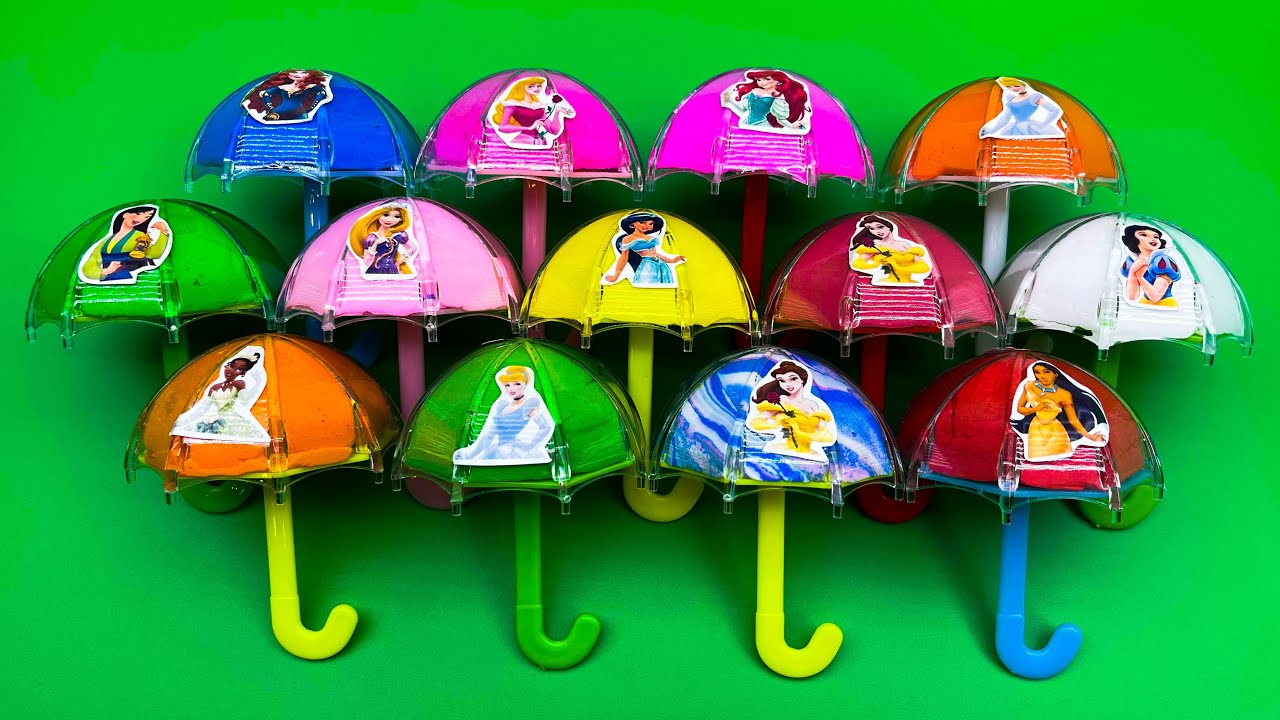 Disney Princess: Finding Princesses Clay Umbrella Box and Mix Color ...