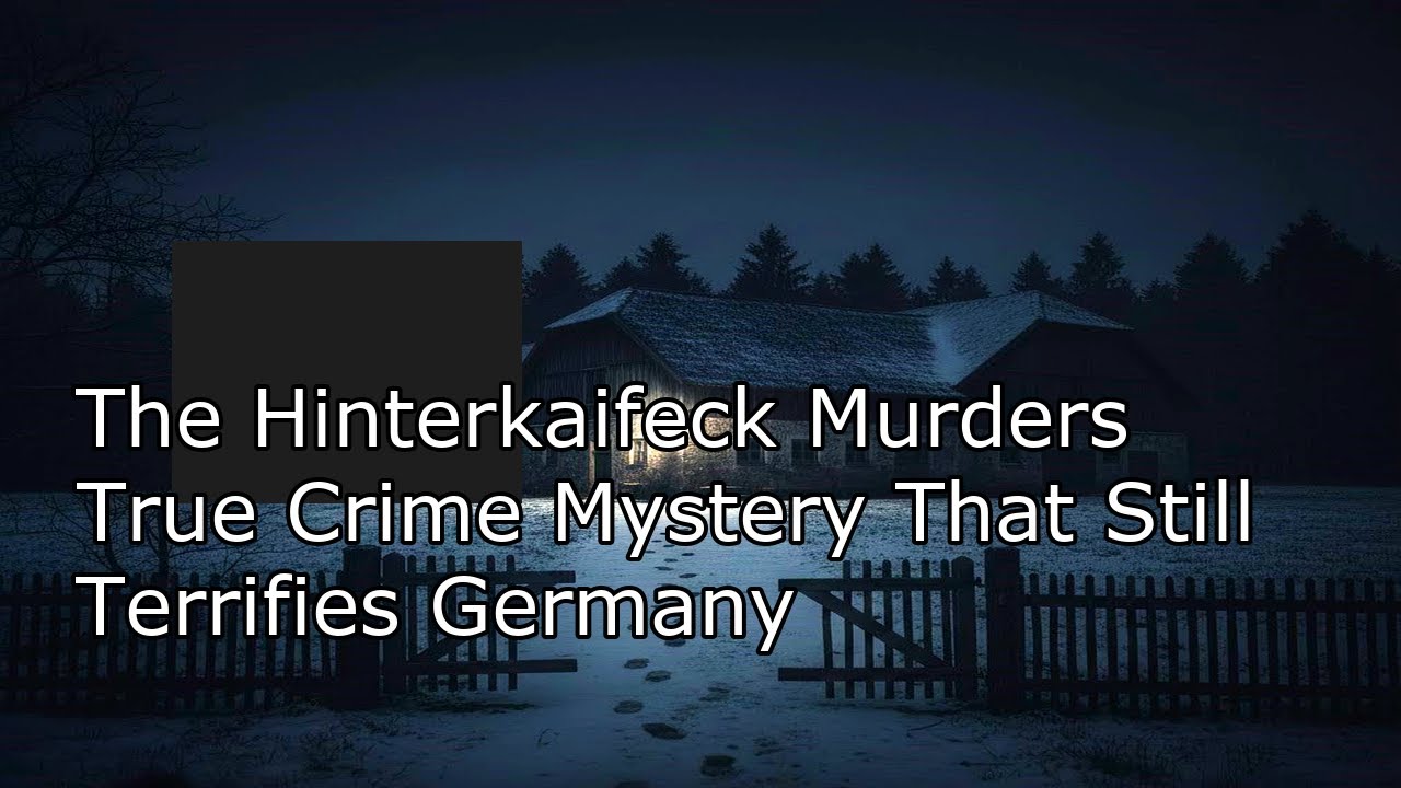 The Hinterkaifeck Murders: True Crime Mystery That Still Terrifies ...
