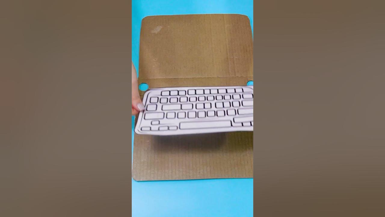 Fun DIY: Cardboard Laptop Craft! 🎨🖥️ - YouTube