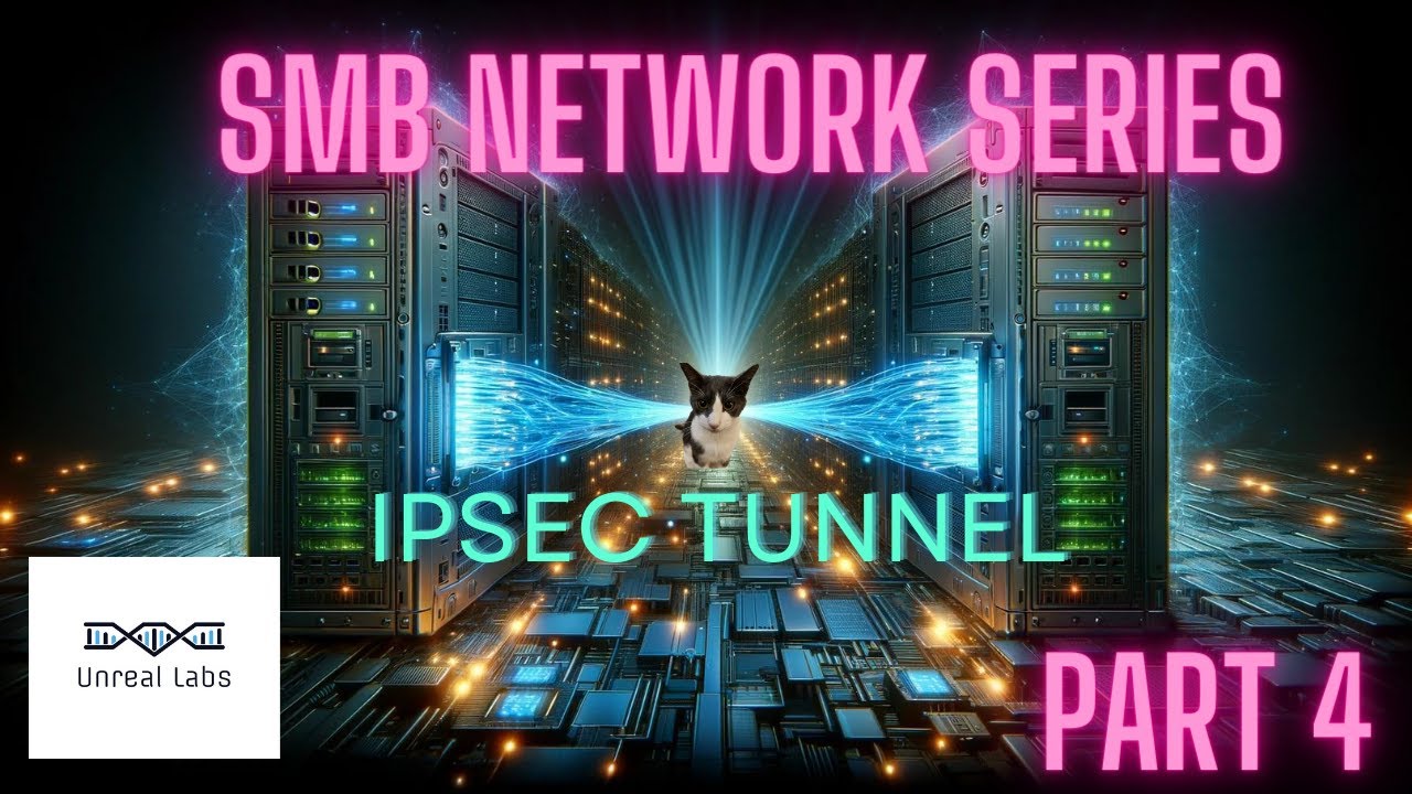SMB Network Tutorial Part 4: Fortigate Firewall Setup & Site-to-Site IPsec Tunnel - YouTube