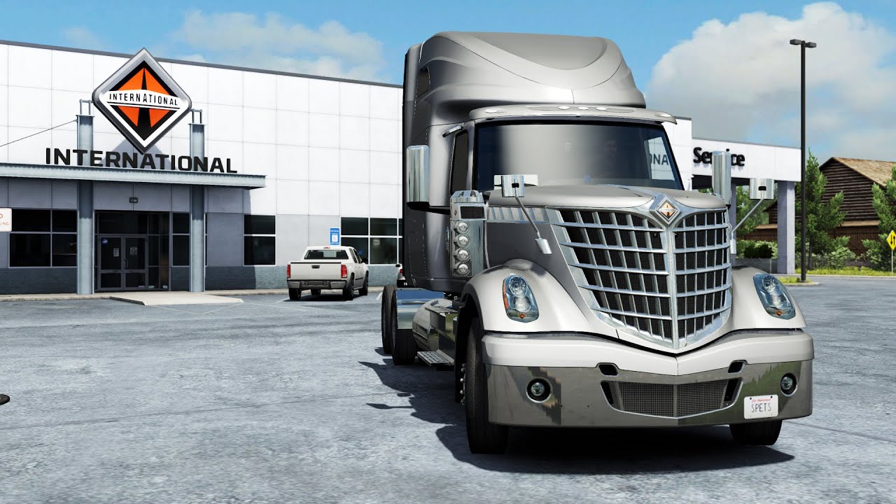 ATS | New Truck International Lonestar - YouTube