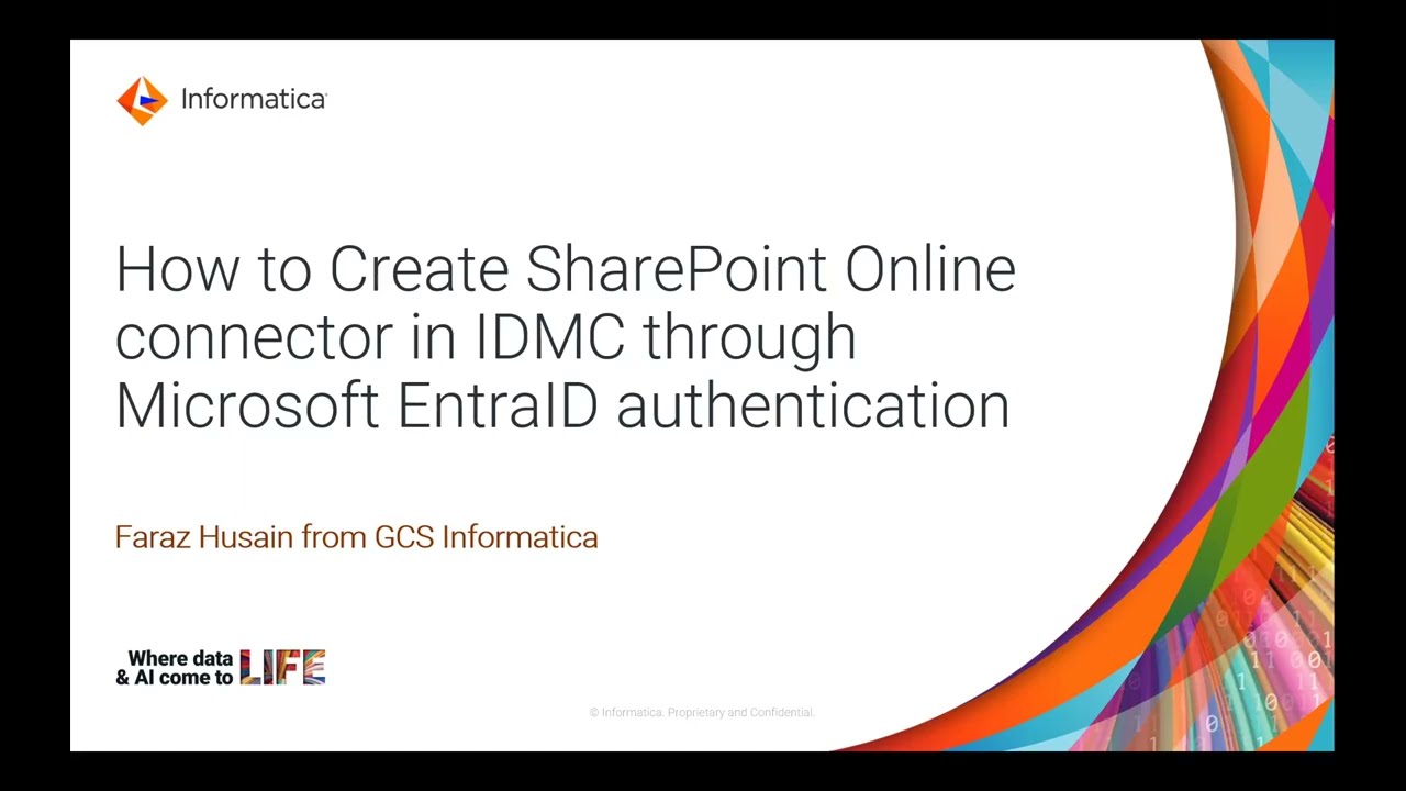 How to Create SharePoint Online Connector in IDMC through Microsoft ...