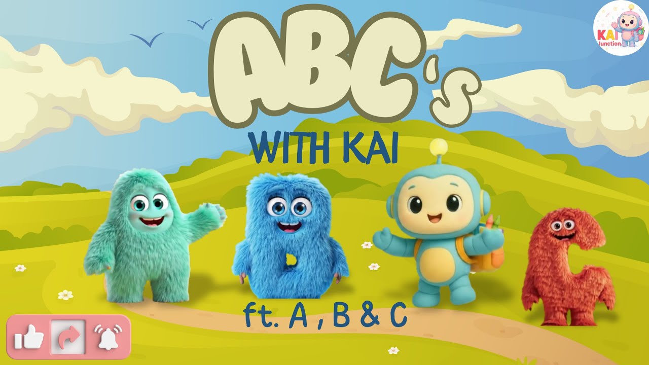 Learn ABC with Fun Characters! Meet Letters A, B, C + Words for ...