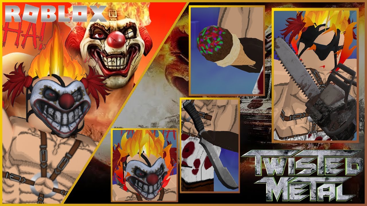 Roblox Twisted Metal - Sweet Tooth Roblox Cosplay Outfit - YouTube