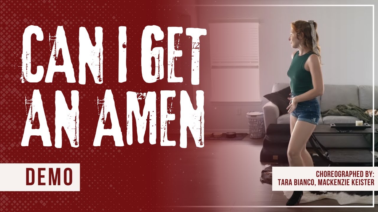 CAN I GET AN AMEN | Line Dance Demo - YouTube