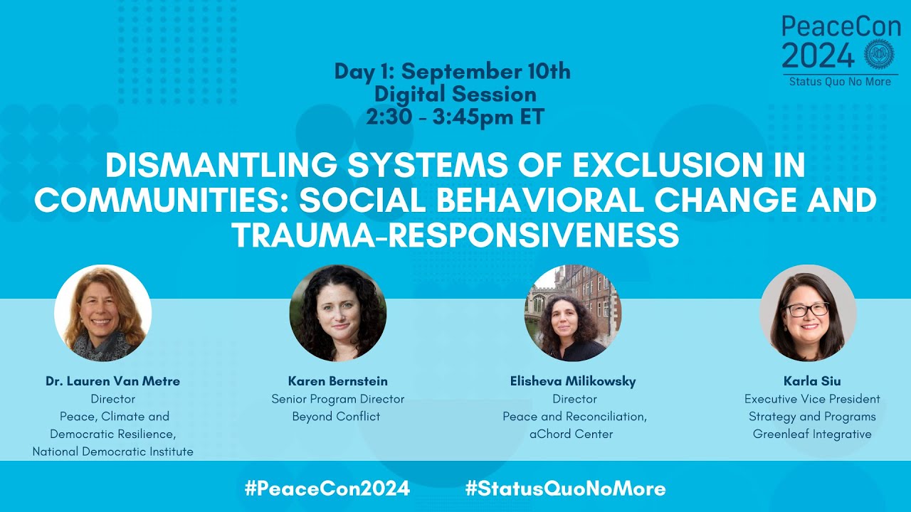 Dismantling Systems of Exclusion in Communities Social Behavioral ...