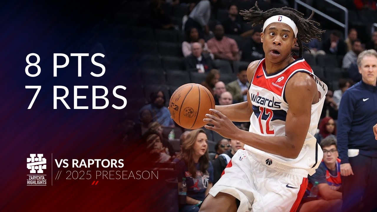 Tre Johnson 8 pts 7 rebs vs Raptors 2025 Preseason - YouTube