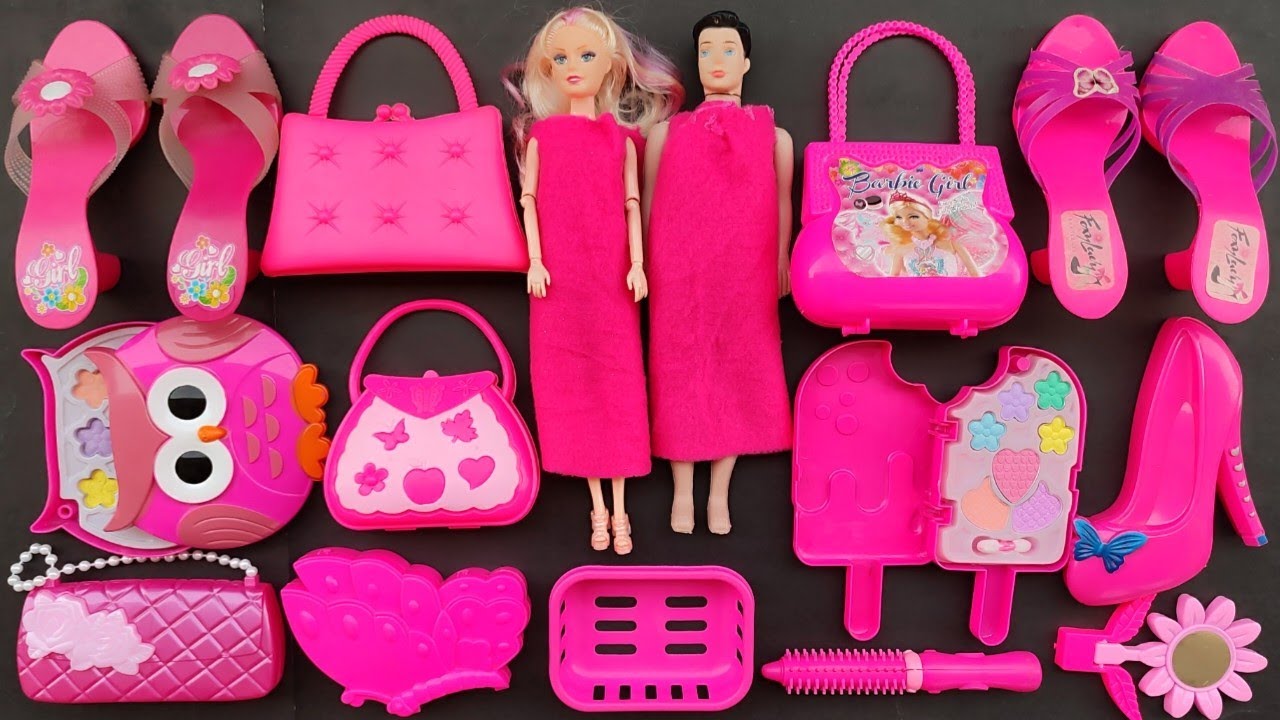 3 Minutes Satisfying with Unboxing Modern Princess Pink Toy Collection ...