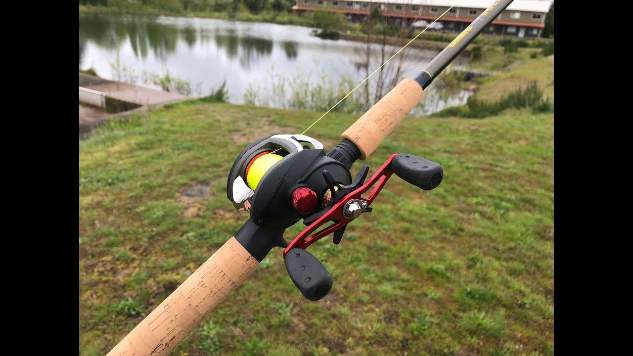Outry 8.1:1 Low Profile Baitcasting Fishing Reel Unboxing and Fishing ...