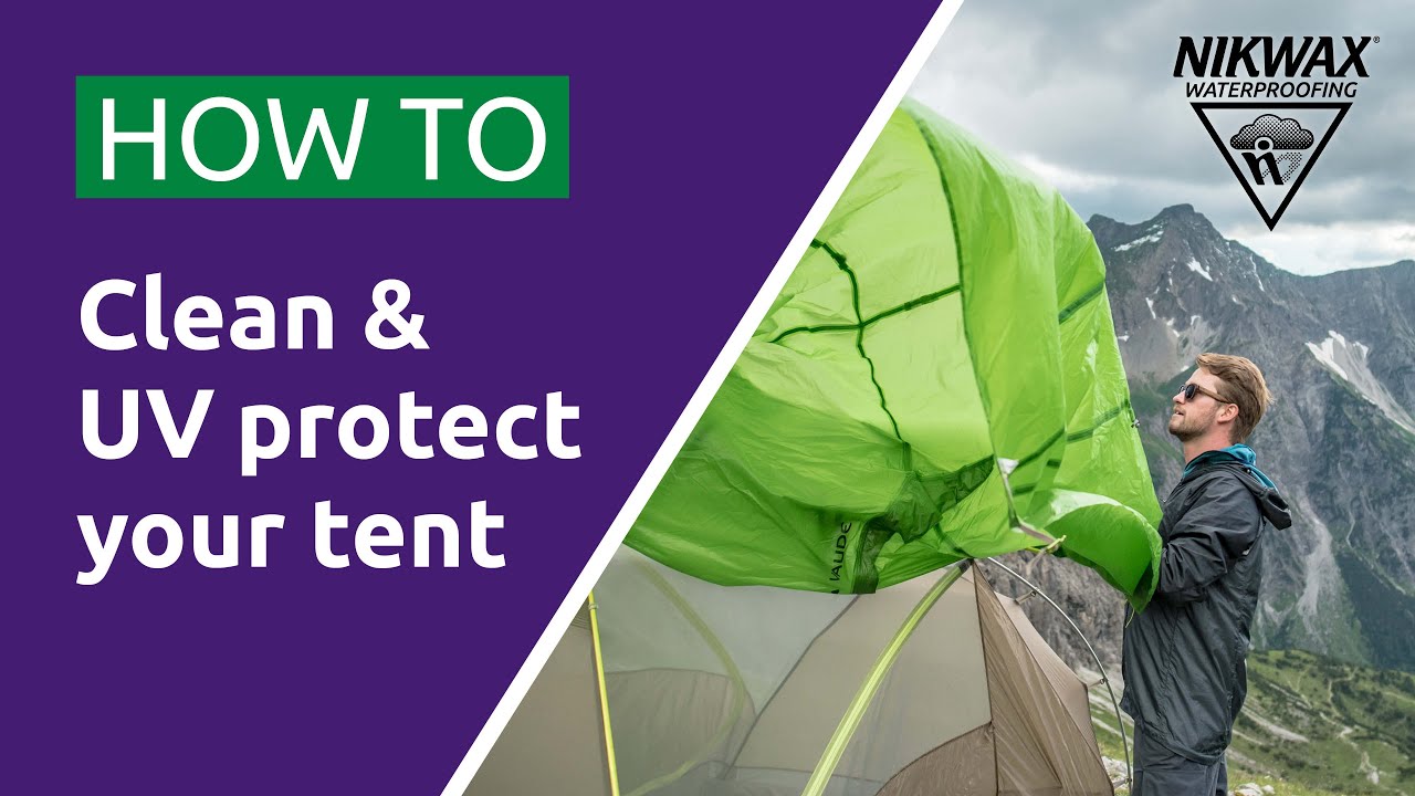 How to clean, waterproof & UV protect your tent - YouTube