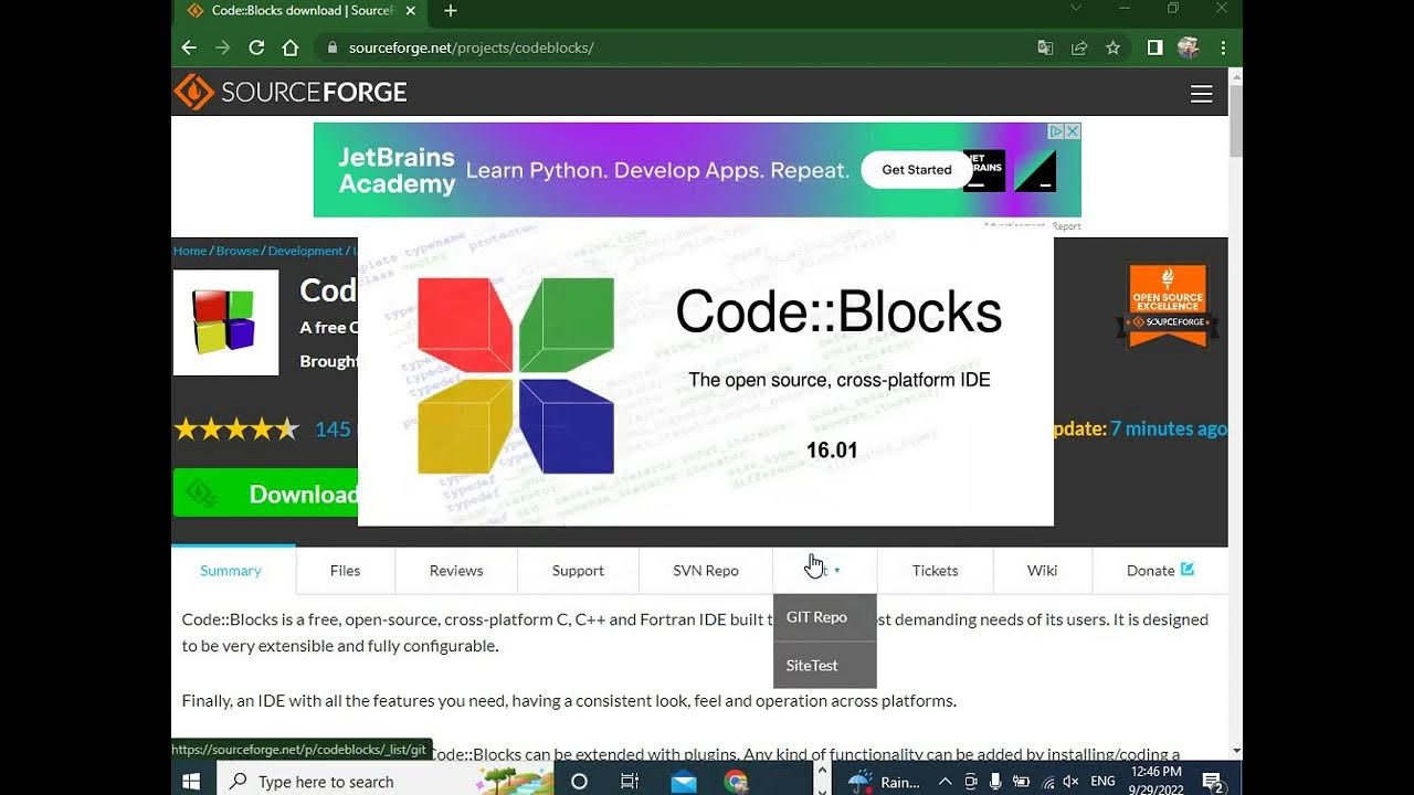 Setup Codeblocks Youtube